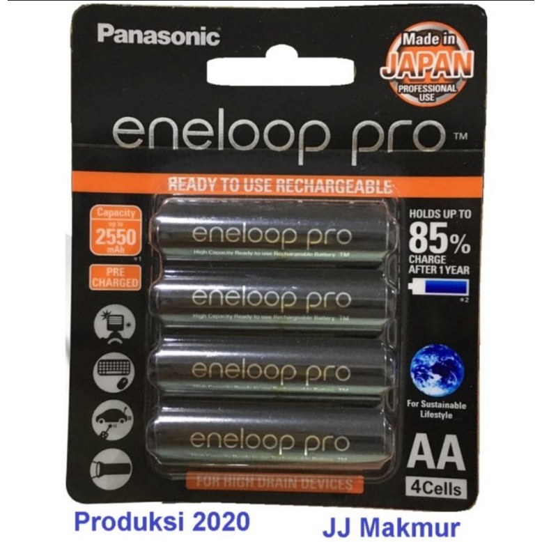 Jual Battery Panasonic Eneloop Pro AAA Rechargable Baterai Batere 950mah A3 | Shopee Indonesia