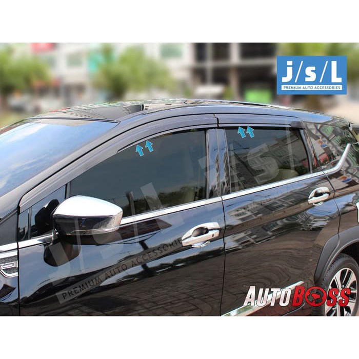 Jual JSL - Talang Air Side Window Visor Mitsubishi Xpander Model Injection | Shopee Indonesia