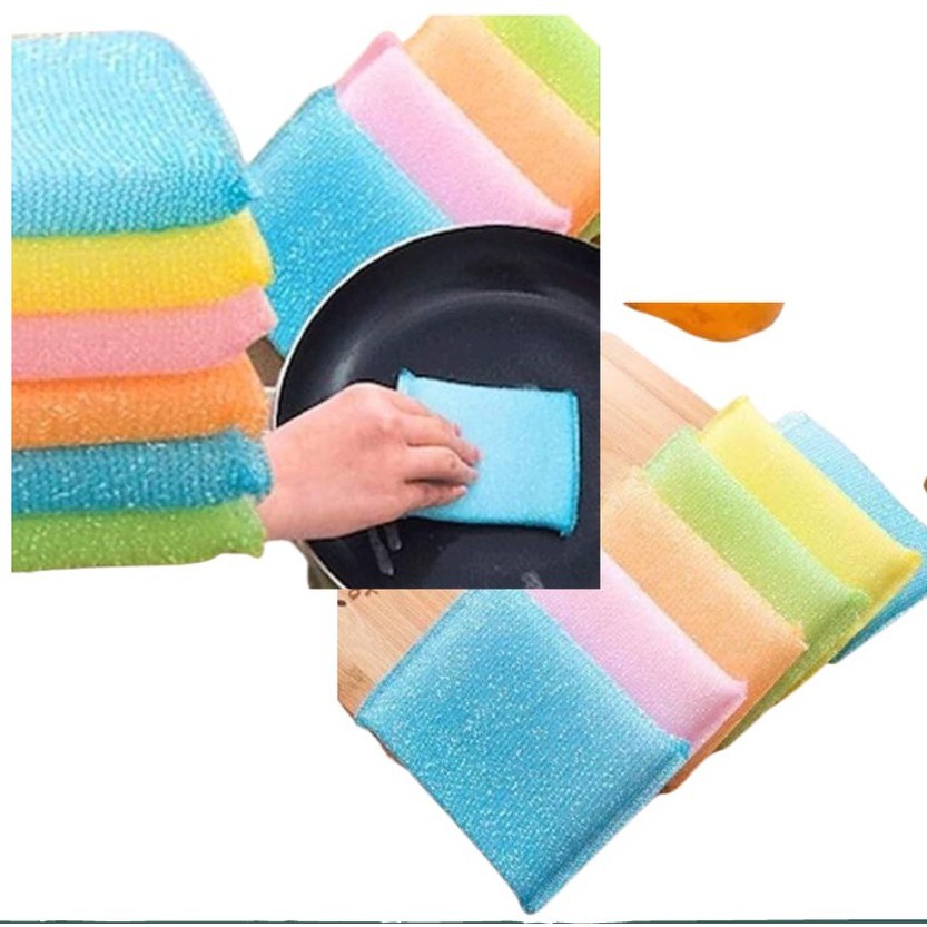 Jual (DAPAT 12 PCS ) SPONS SPONGE CUCI PIRING KECIL | Shopee Indonesia