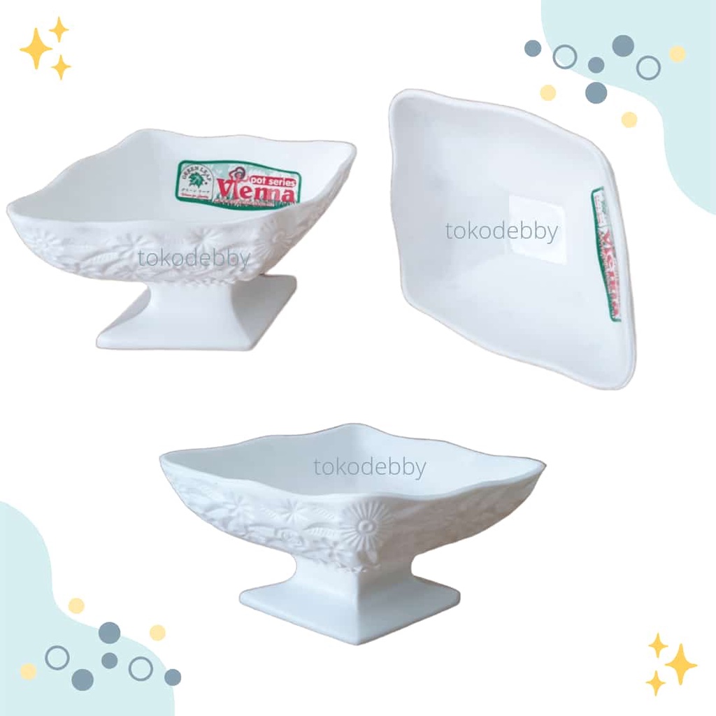Jual Pot Bunga Hias Interior 622 Green Leaf | Shopee Indonesia