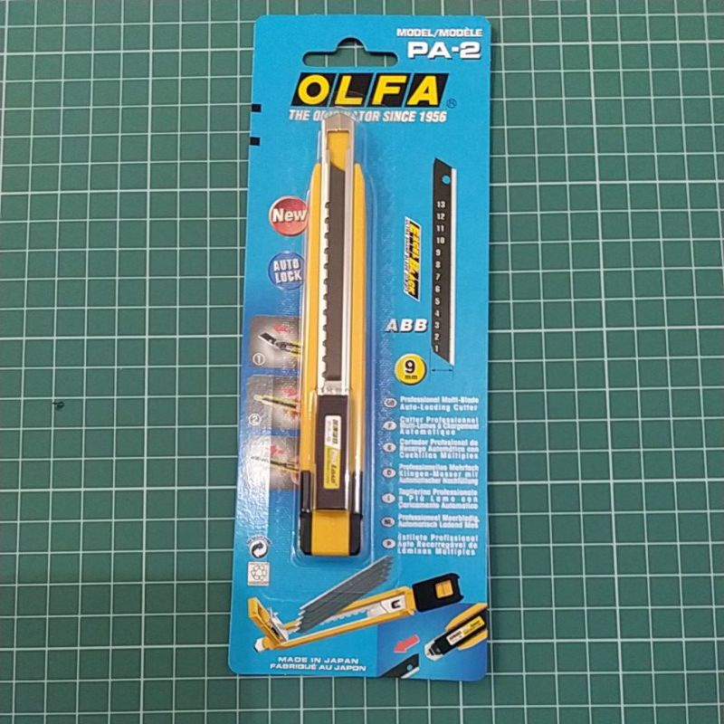 Jual OLFA Pisau Cutter 9mm PA-2 Snap-Off blade Knife | Shopee Indonesia