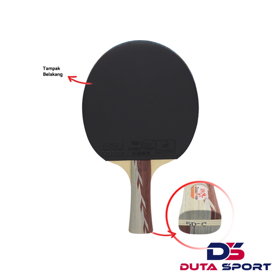 Jual Bat Double Fish 5D C Cover Bet Tenis Meja Pingpong | Shopee Indonesia