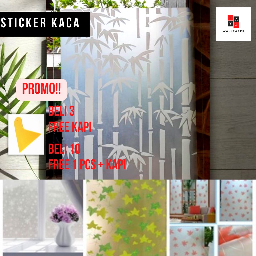 Jual STICKER KACA MOTIF 1 ROLL 45CM X 5M & 60CM X 3M / KACA FILM TERMURAH | Shopee Indonesia