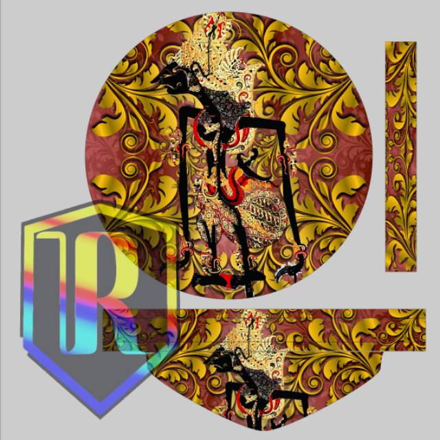 Jual stiker tebok lovebird sticker decal wayang kresna krisna | Shopee ...