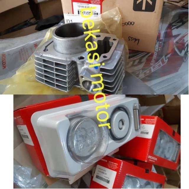 Jual set pin ring seher PISTON KIT CYLINDER BLOK honda CRF 150 verza megapro new original 12100 ...