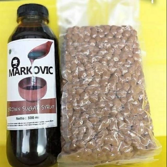 Jual BOBA GULA AREN SIRUP Paket (Brown Sugar Boba) | Shopee Indonesia