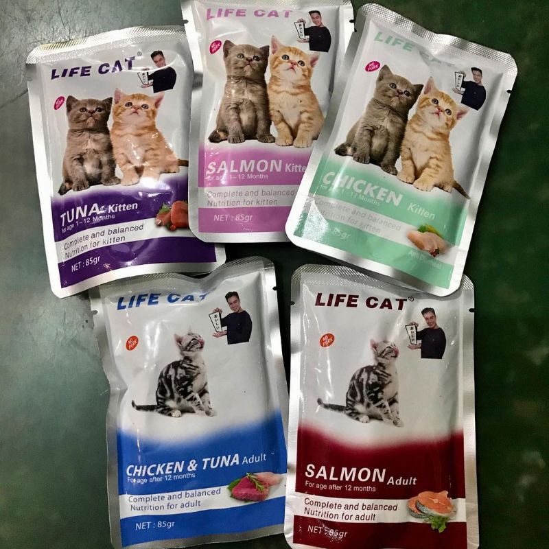 Jual Life cat pouch Life cat sachet makanan basah kucing 85gram ...