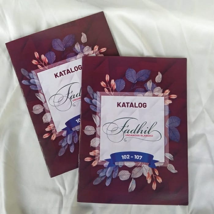 Jual KATALOG UNDANGAN - ALBUM BLANKO UNDANGAN FADHIL 102-107 TERBARU ...