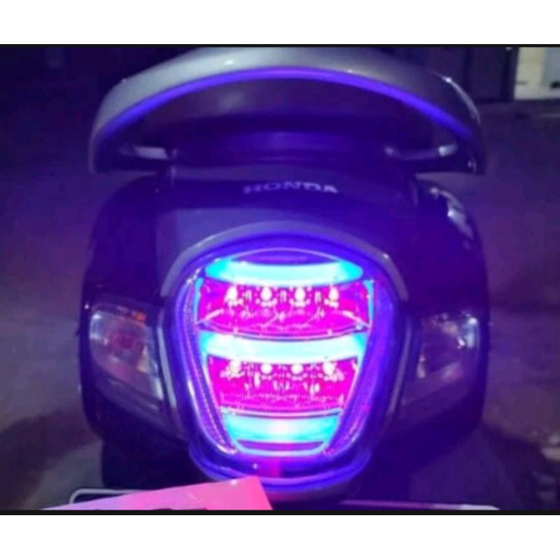Jual Stoplamp LED JPA motor Honda Scoopy new 2018 2019. | Shopee Indonesia
