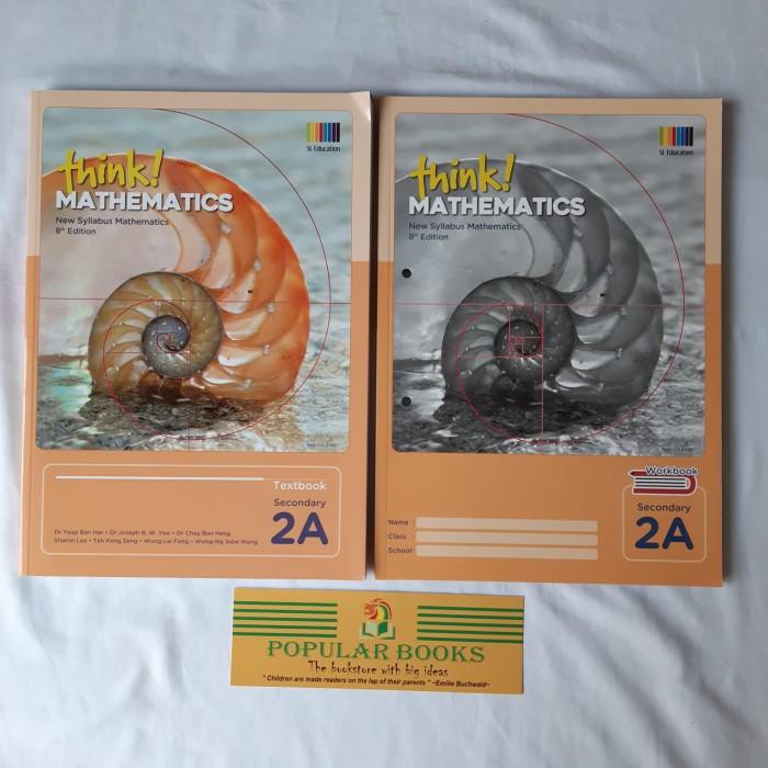 Jual Shkol/ Think Mathematics Secondary 2A - Set ( Textbook & Workbook ...