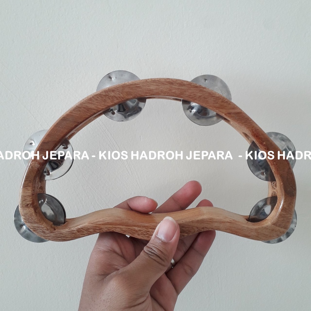 Jual Alat Musik Tamborin Hadroh Tamborine Kecrekan Jenis Double ...
