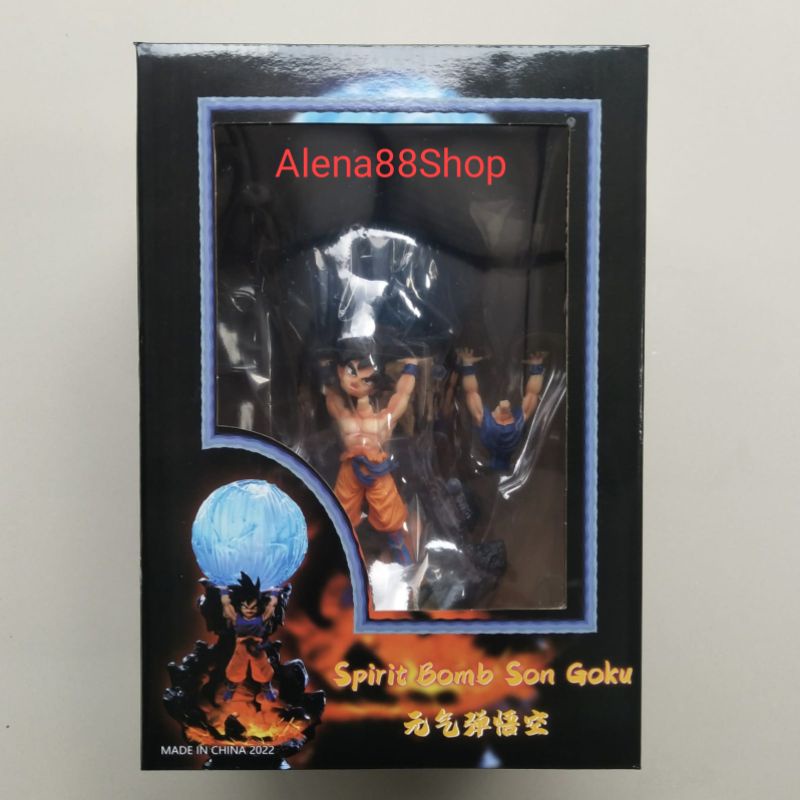 Jual Son Goku spirit bomb dragon ball pvc statue new misb | Shopee ...