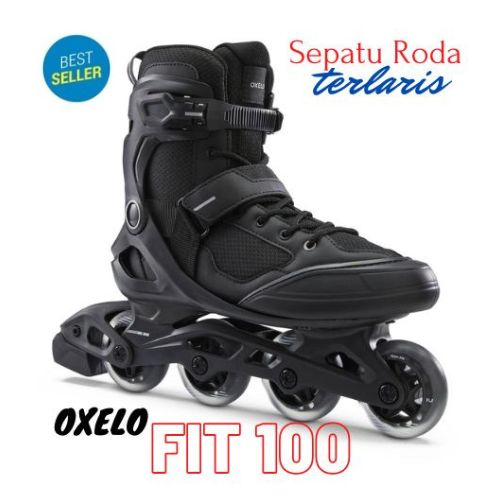Jual Sepatu Roda Pria Dewasa FIT100 New Inline Skates Fitness Freestyle ...