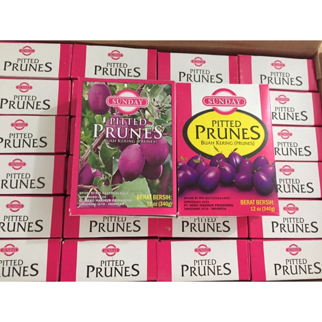 Jual Prunes pitted sunday /oco/ plum kering 340gr | Shopee Indonesia