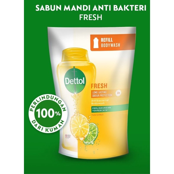 Jual [[TERMURAH]] Dettol Body Wash 410ml Sabun Mandi Cair Anti Bakteri 410 gr Bodywash Refill ...
