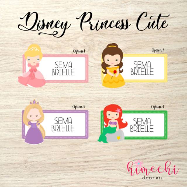 Jual Sticker Label Nama Anak Tema Disney | Shopee Indonesia