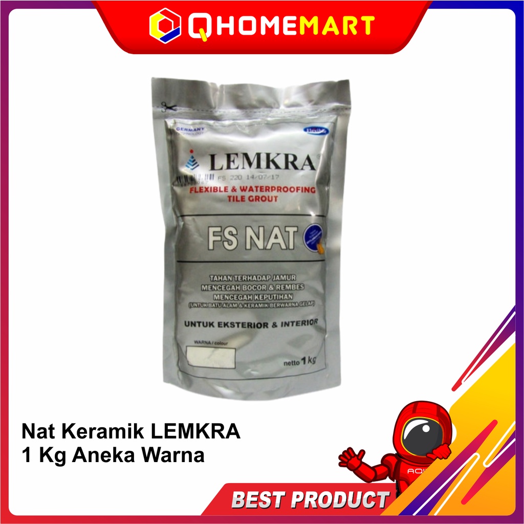 Jual Nat Keramik LEMKRA 1 Kg Aneka Warna | Shopee Indonesia