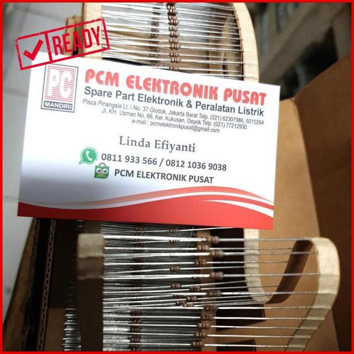 Jual Resistor 1/8 W 1/8 Watt Ada 70 Nilai Pesanan Tulis Di Catatan Toko ...