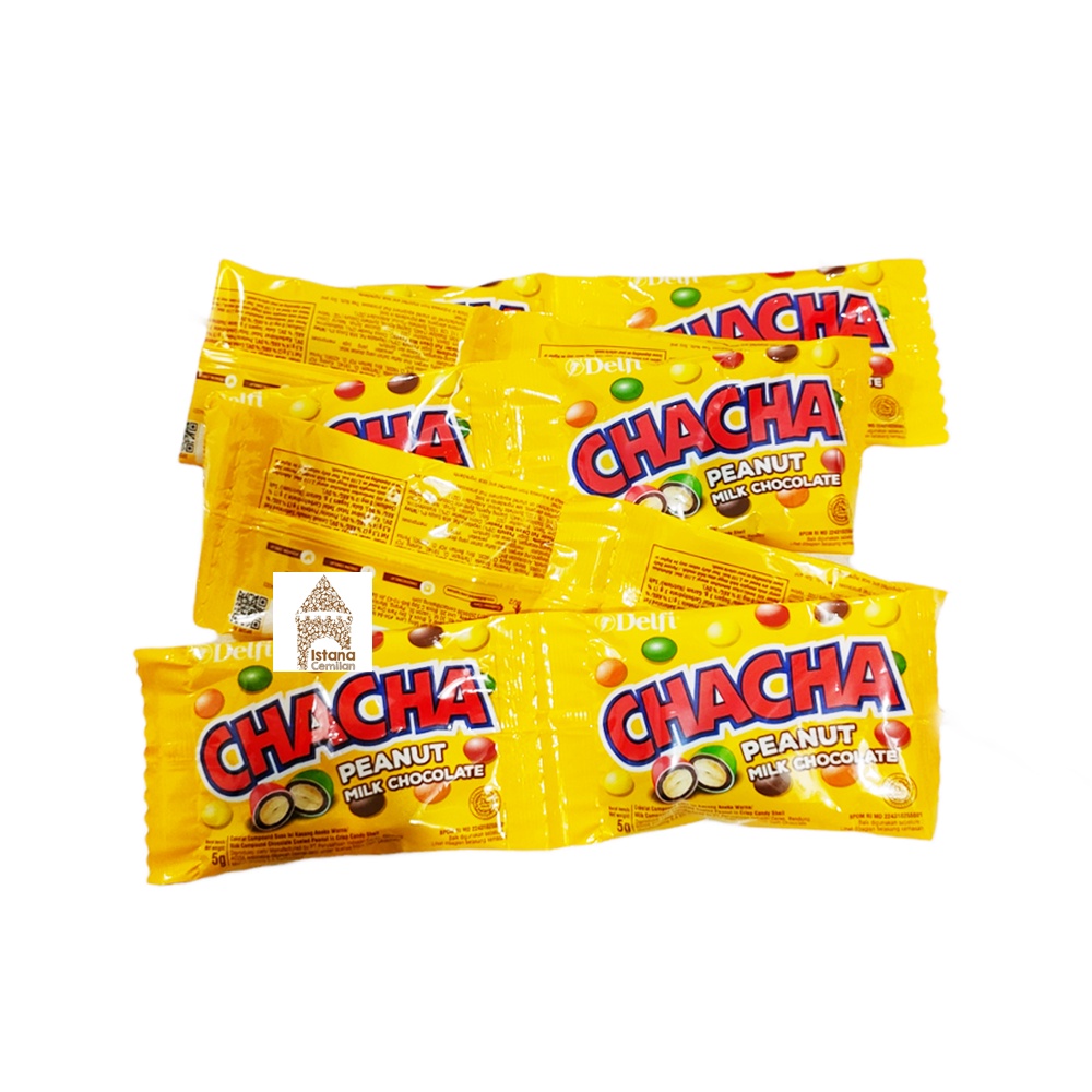 Jual Delfi Cokelat Cha Cha Milk Chocolate / ChaCha Peanut RENCENG (isi ...