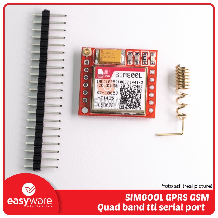 Jual SIM800L SIM800 GPRS GSM MINI BREAKOUT MODULE | Shopee Indonesia