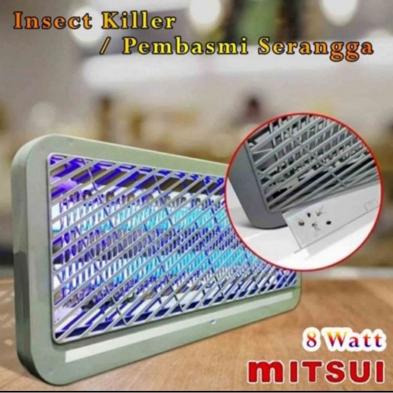 Jual Insect Killer / Lampu Nyamuk UV Pembunuh Serangga 8 Watt MITSUI ...