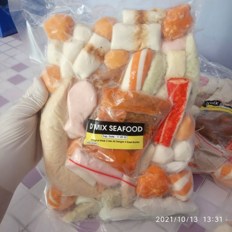 Jual Bakso Ikan Mix / Mix Seafoods + Bumbu Steamboat rasa tomyum ...