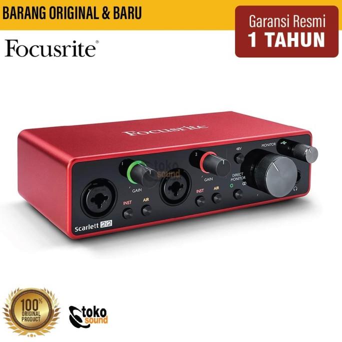 Jual Focusrite Scarlett 2i2 3rd Generation (USB Audio Interface ...