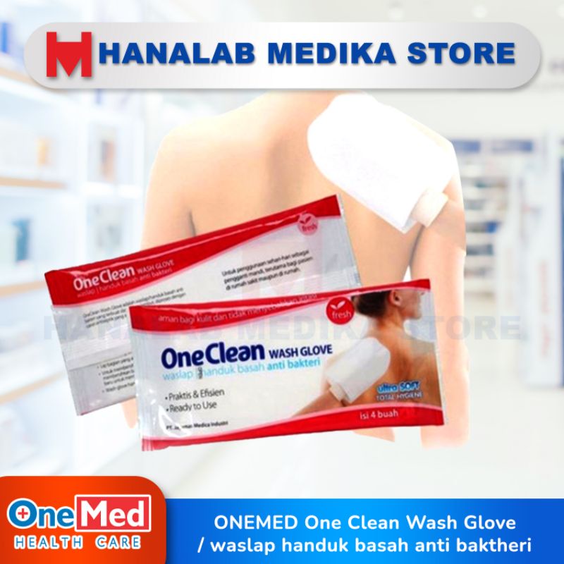 Jual ONEMED One Clean Wash Glove / Waslap handuk onemed / waslap handuk ...