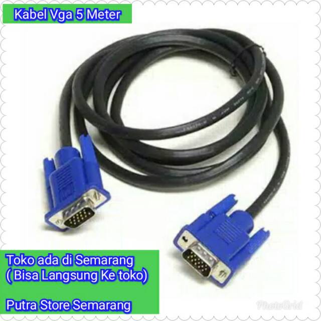 Jual kabel vga 5 Meter kabel vga to vga 5m | Shopee Indonesia