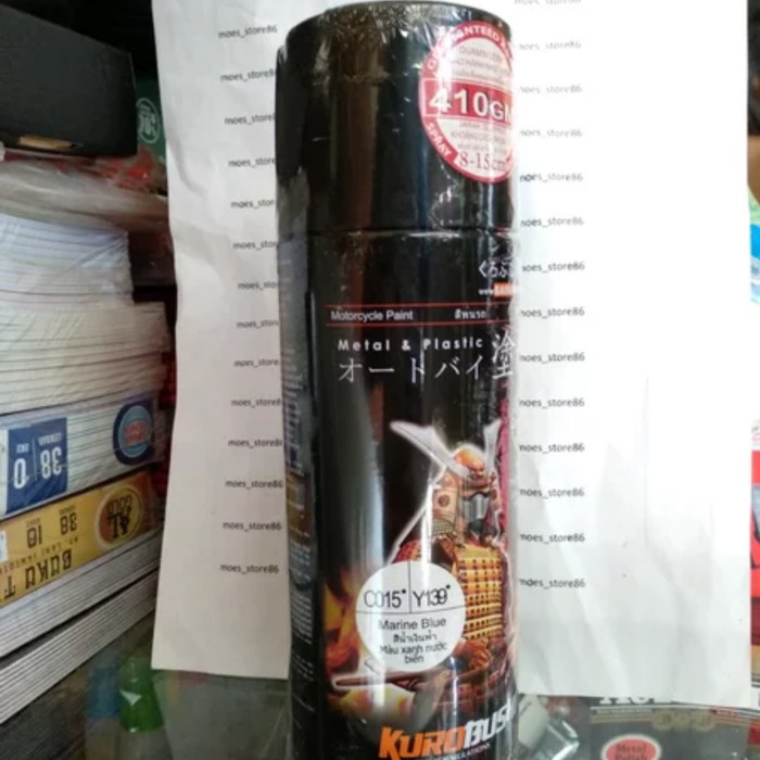 Jual cat semprot pilok samurai warna marine blue Y139* | Shopee Indonesia