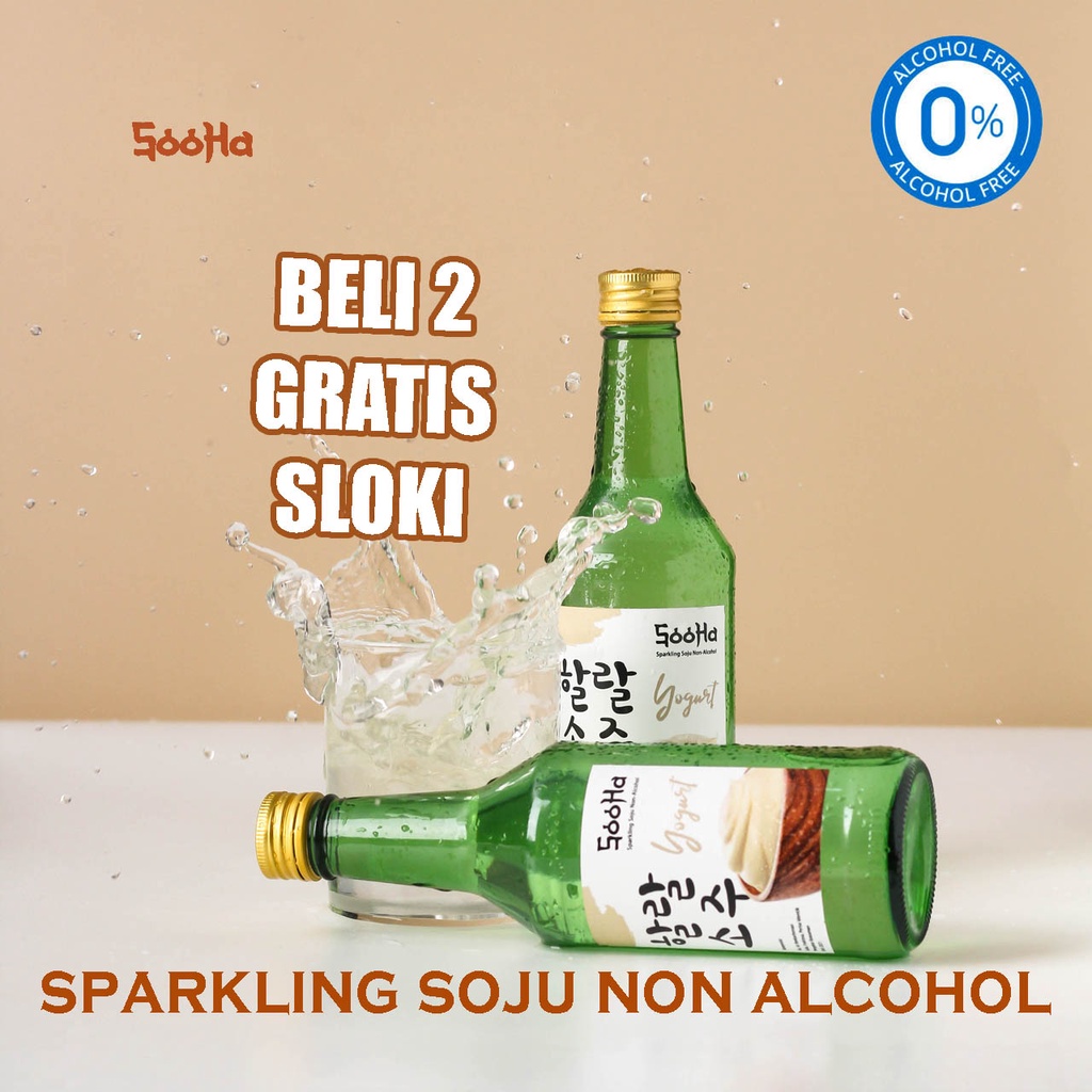 Jual Premium Sparkling Water - Soju Non Alcohol - Soft Drink - Korean ...