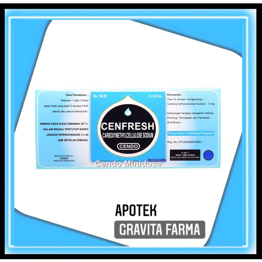 Jual Cendo Cenfresh Mini Dose isi 5 ampul - obat tetes mata kering ...