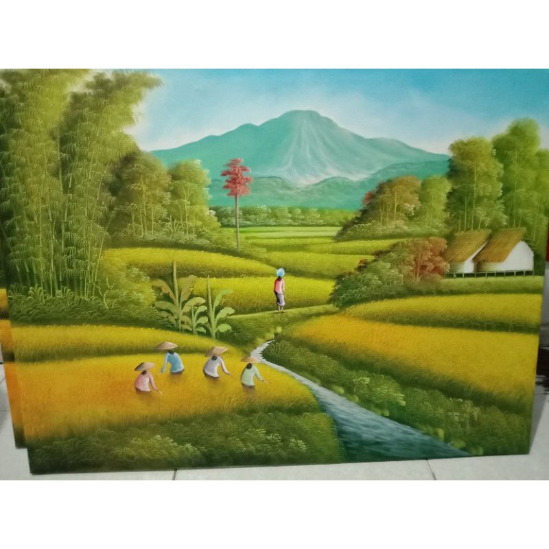 Jual Lukisan Panen Raya | Shopee Indonesia