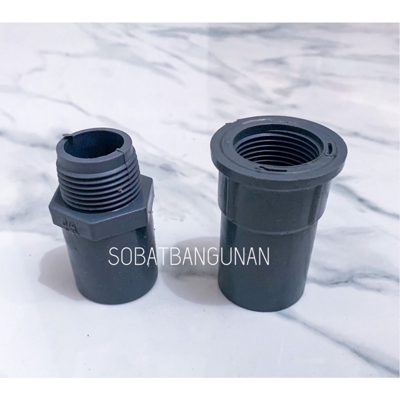 Jual Sok Drat Dalam 3/4” Tebal AW MASPION / SDD 3/4” / | Shopee Indonesia