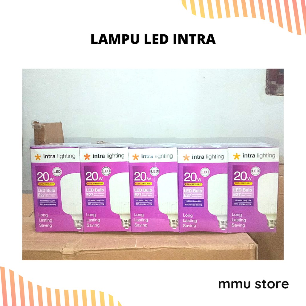 Jual INTRA LAMPU LED KAPSUL / TABUNG 5 WATT, 10 WATT, 15 WATT, 20 WATT ...