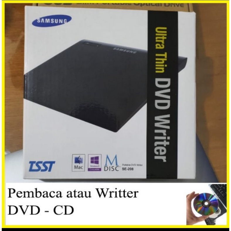 Jual dvd cd rw external samsung usb 3.0 pembaca writer drive burner ...