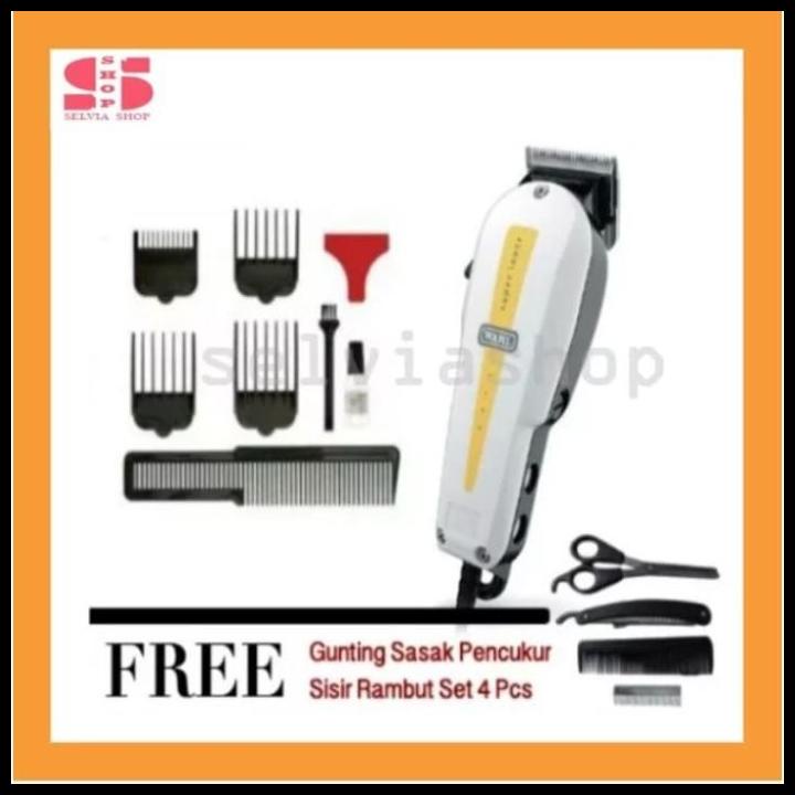 Jual Paket Mesin Cukur Pangkas Rambut Wahl Free Paket Gunting Sasak ...