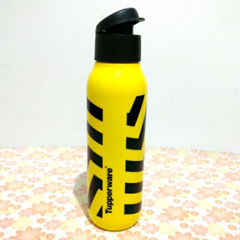 Jual botol minum eco fancy kuning garis 750 ml tuperware | Shopee Indonesia