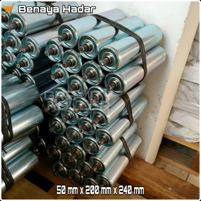 Jual gravity roll 200 mm x 240 mm roller gravity 2 inch (50 mm ...