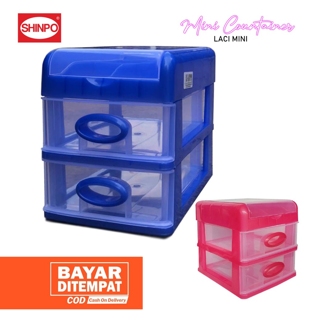 Jual LACI MINI CONTAINER FELICIA SUSUN 2 SHINPO PERABOT | Shopee Indonesia