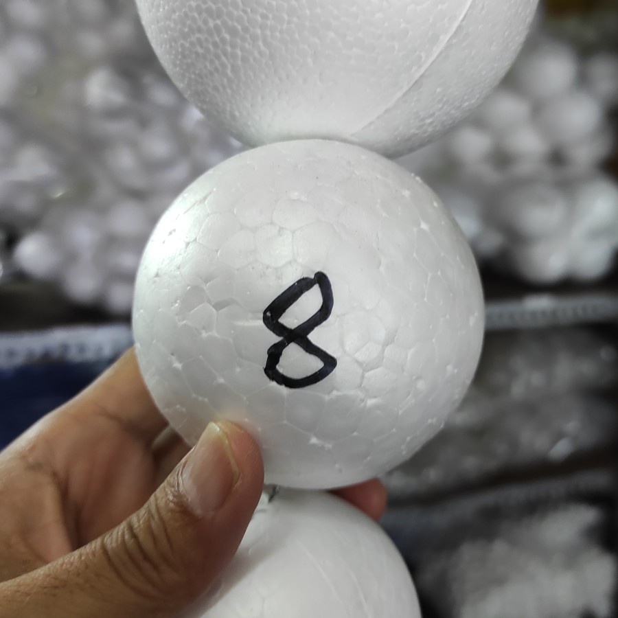 Jual TERMURAH Promo gabus styrofoam 8cm dekorasi kerajinan tangan art ...
