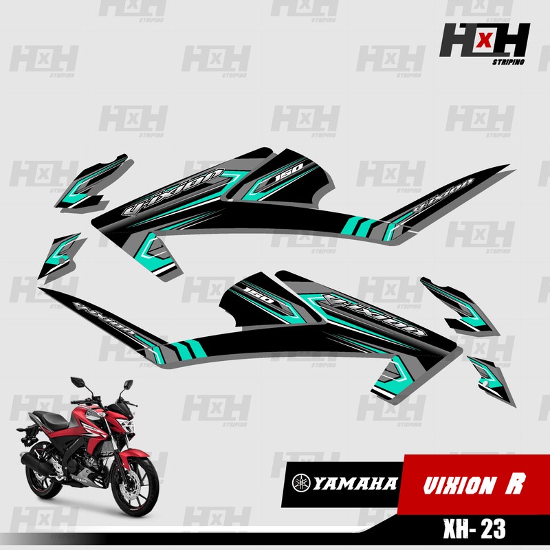 Jual Striping Vixion R All New 2017 - 2020 Variasi Stiker Skotlet Motor ...