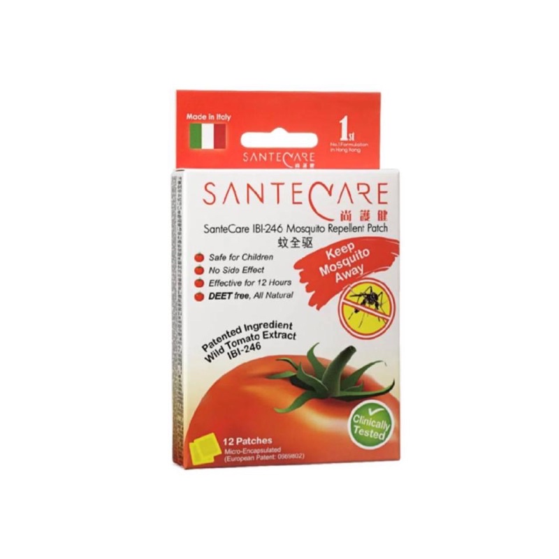 Jual SanteCare Mosquito Repellent Patch Made in Italy | Shopee Indonesia