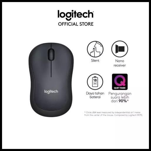 Jual Logitech M220 Silent Wireless Mouse - Grey | Shopee Indonesia