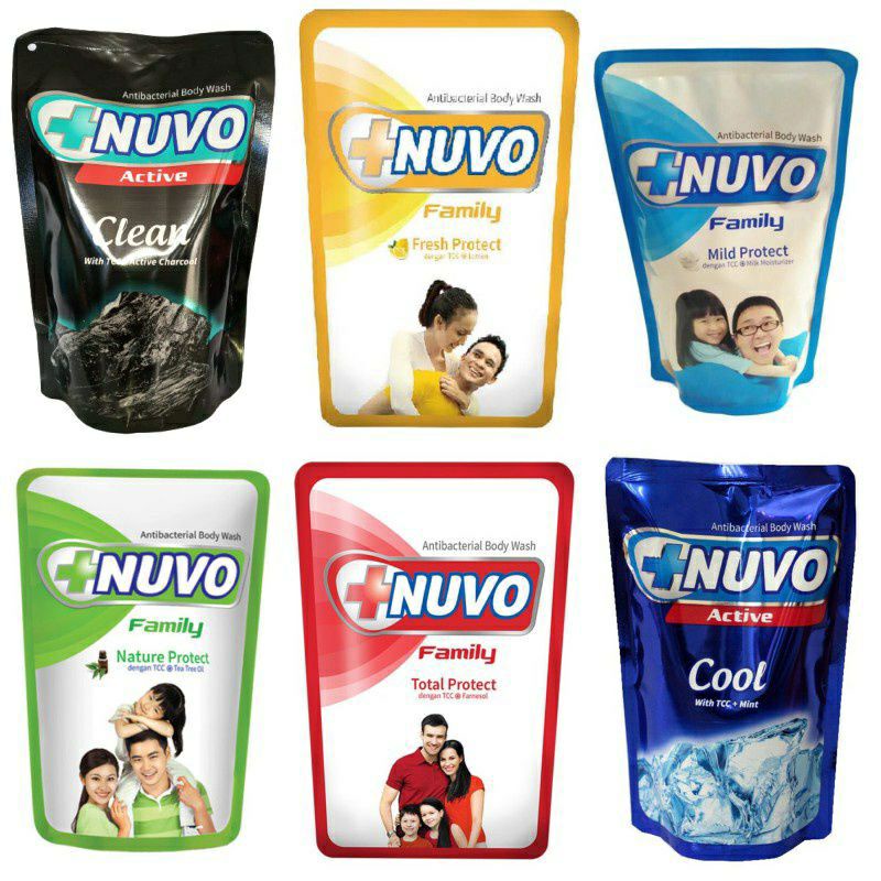 Jual Nuvo family body wash 400ml | Shopee Indonesia