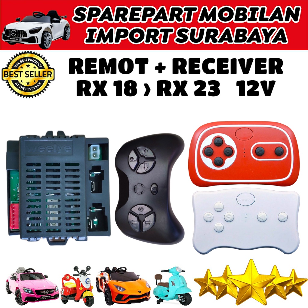 Jual RX18 WEELYE RX23 WELLYE RX 18 RX 23 JEEP RUBICON AUTO WHEELERS PMB PLIKO RECEIVER MOBIL ...