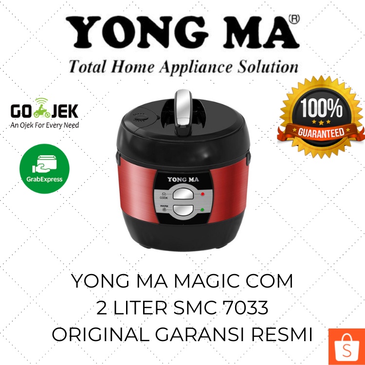 Jual Yong Ma Magic Com Gold Iron Wing 2 Liter SMC 7033 3in1/ Rice ...