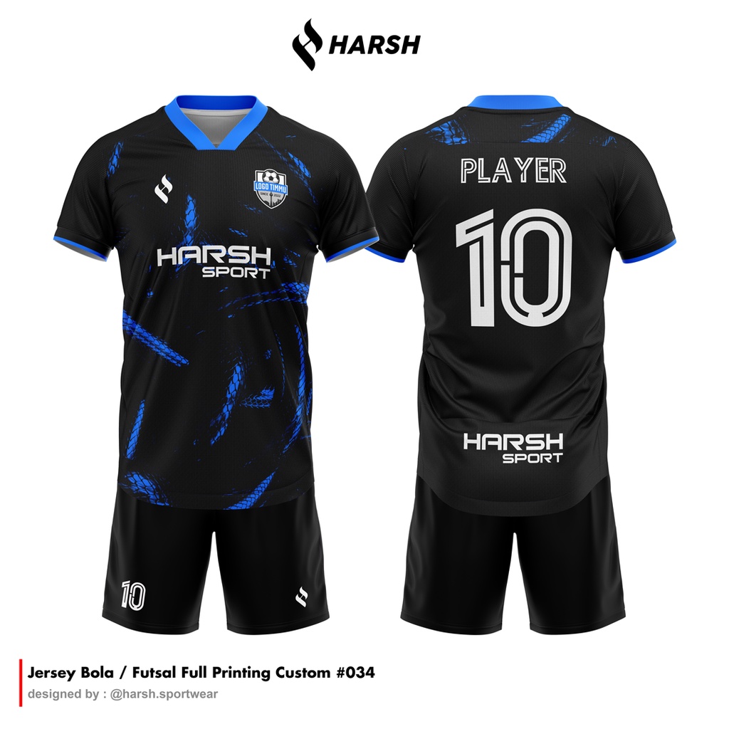 Jual JERSEY FUTSAL / BAJU KAOS FUTSAL TERBARU FULL PRINTING BEBAS CUSTOM DESIGN FREE NAMA ...