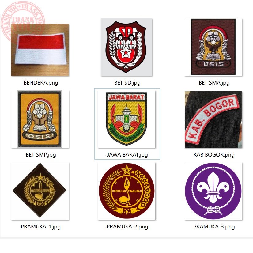 Jual LOGO BET OSIS SEKOLAH SD / MI / MTS SMP SLTP SMU SMA SLTA PRAMUKA ...