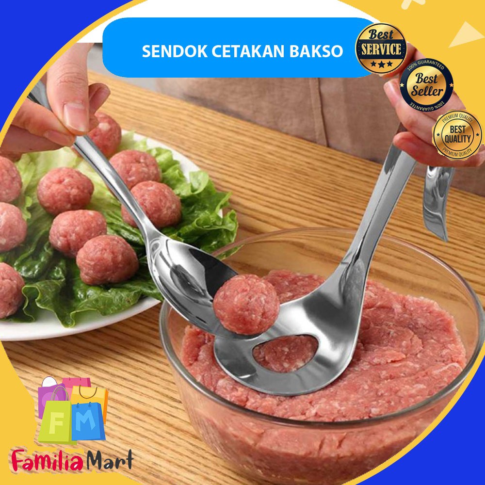 Jual SENDOK CETAKAN BAKSO MEATBALL STAINLESS ANTI LENGKET | Shopee ...